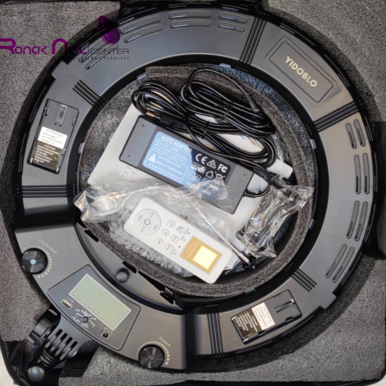 رینگ لایت FE480 وایدوبلو - فروشگاه لوازم کاشت ناخن